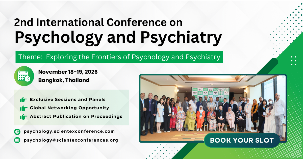 Psychology Conference | Psychiatry Conference | Bangkok | 2026